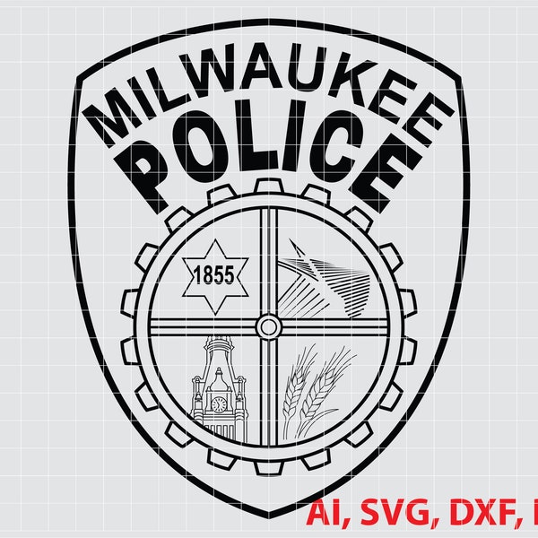 Milwaukee Police Png - Etsy