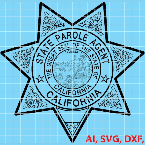 California State Police Svg - Etsy Canada