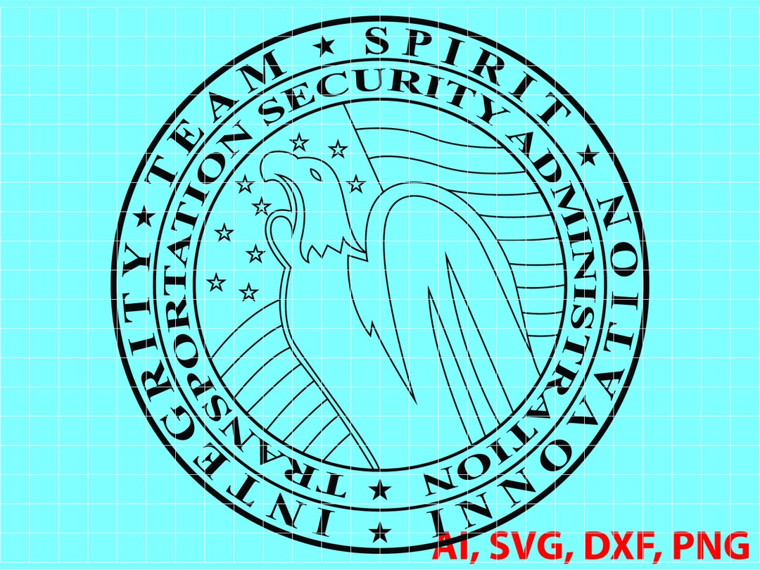 Transportation Security Administration Logo, Seal, Badge, Custom, Ai ...