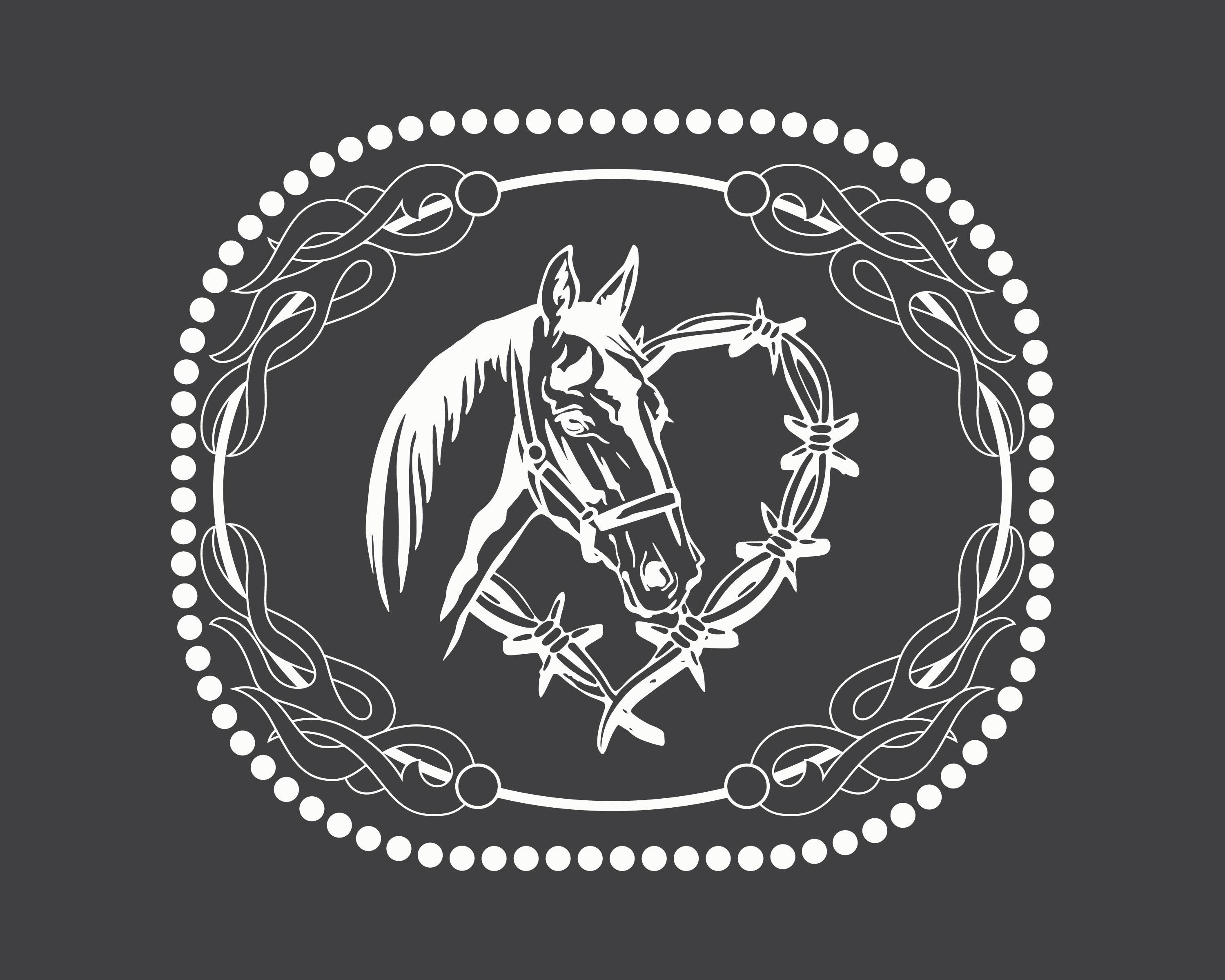 Cowboy Belt Buckle Engraving File SVG Vector (digital Download) - Etsy
