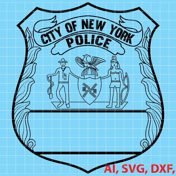 Nypd Police Badge - Etsy