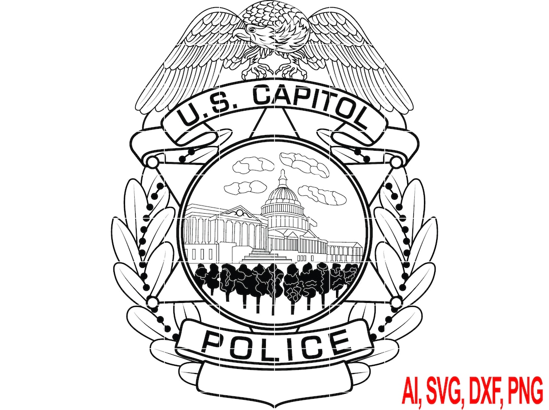 United States Capitol Police Badge, Logo, Seal, Custom, Ai, Vector, SVG ...
