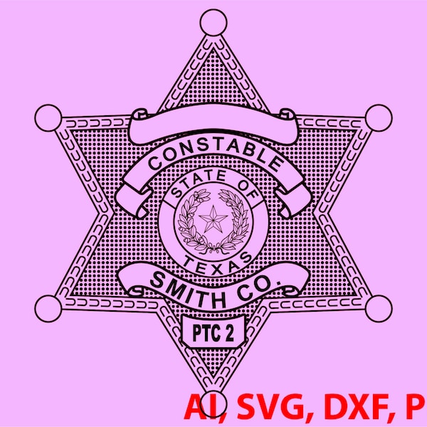 Constable Badge Logo - Etsy