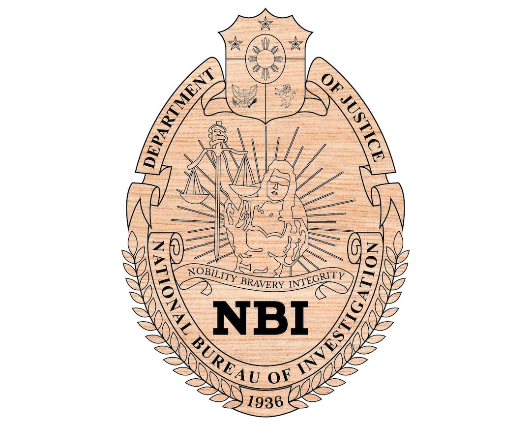 National Bureau of Investigation Dept of Justice Seal Vector Logo SVG ...