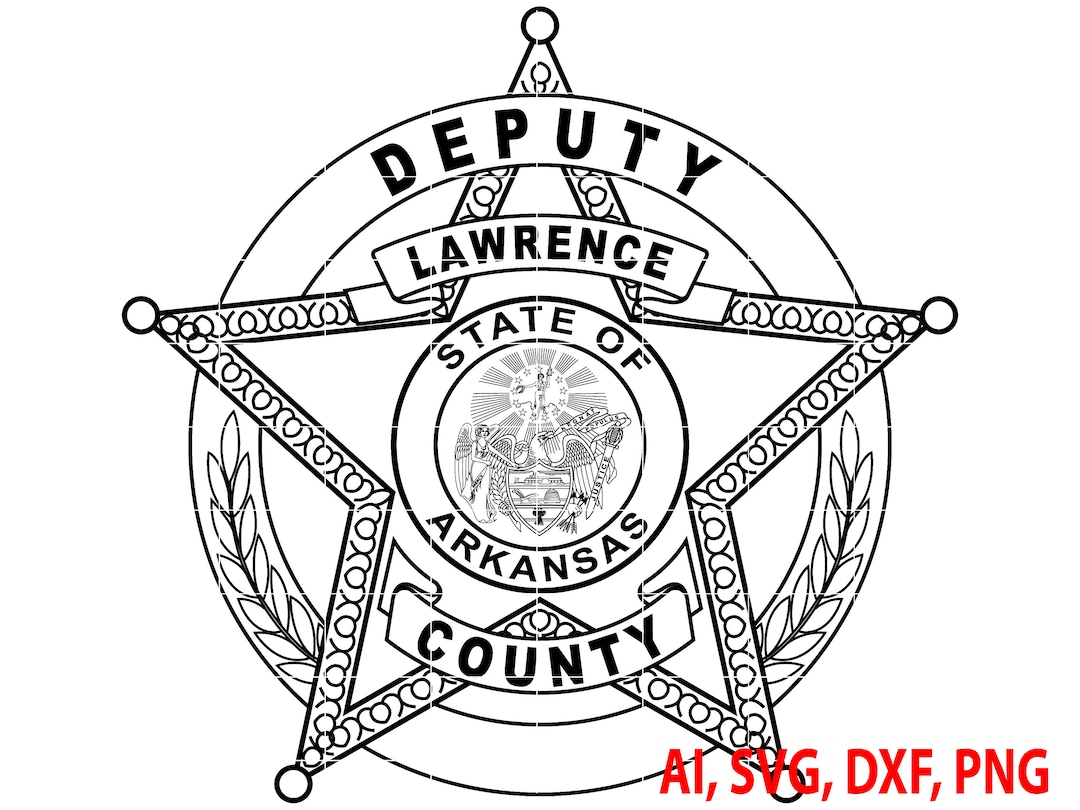 State of Arkansas Lawrence County Deputy Sheriff Badge, Logo, Seal ...