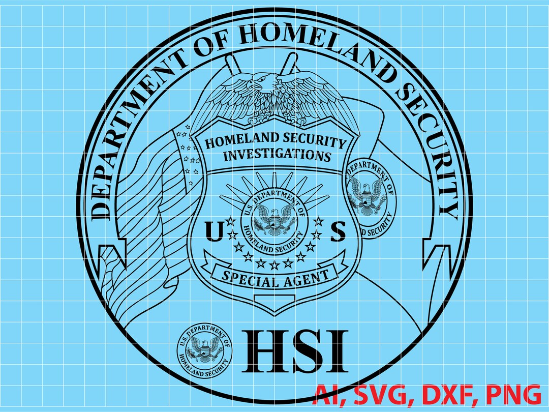 DHS Special Agent Badge Vector Logo (digital) - Etsy