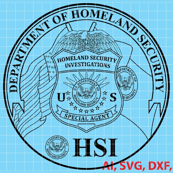 Department of Homeland Security Svg - Etsy