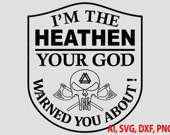Heathen Svg - Etsy