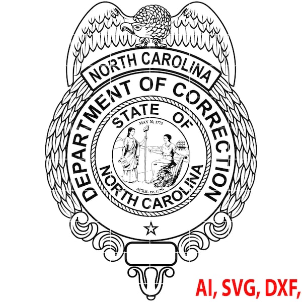 Department of Corrections Logo - Etsy