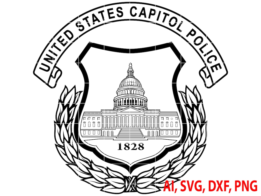 Police Badge, United States Capitol Police Badge, Logo, Seal, Custom ...