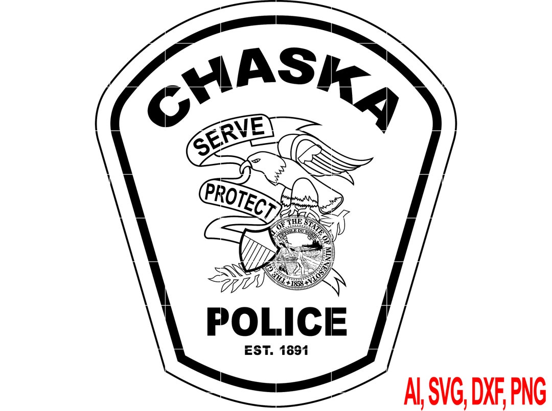 Chaska Police Badge Vector Art, Ai,svg, DXF, PNG, Digital Files - Etsy