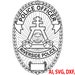 State of California Parole Agent Badge Custom, Ai, Vector, SVG, DXF ...