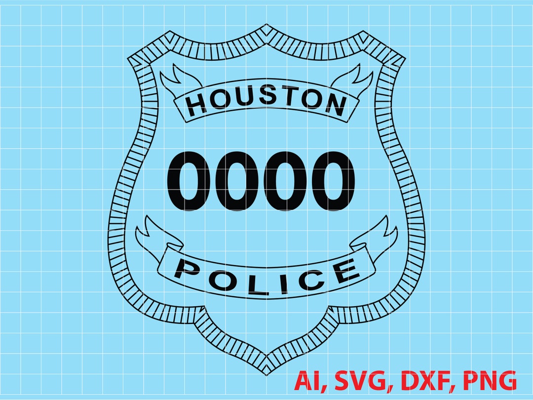 Houston Police Seal, Badge, Ai, Vector, SVG, DXF, PNG, - Etsy
