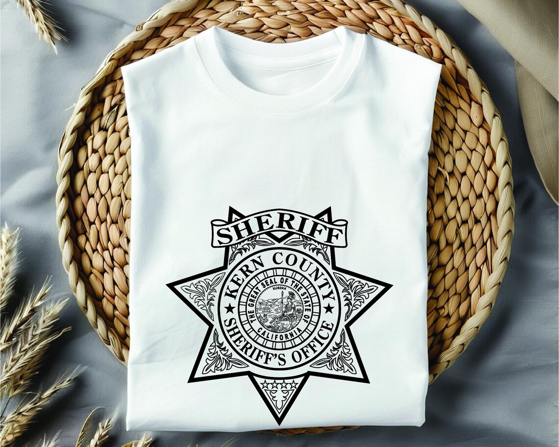 Kern County Sheriff Badge, Logo, Seal, Custom, Ai, Vector, SVG, DXF ...