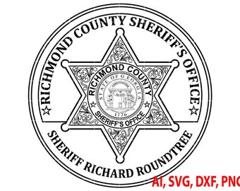 Franklin County Sheriff Badge, Logo, Seal, Custom, Ai, Vector, SVG, DXF, PNG, Digital - Etsy