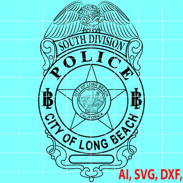 Long Beach Logo Png - Etsy