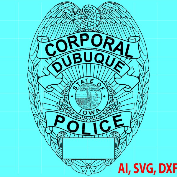Police Corporal Svg - Etsy