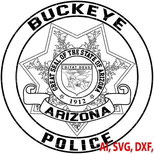 Arizona Police Badge - Etsy