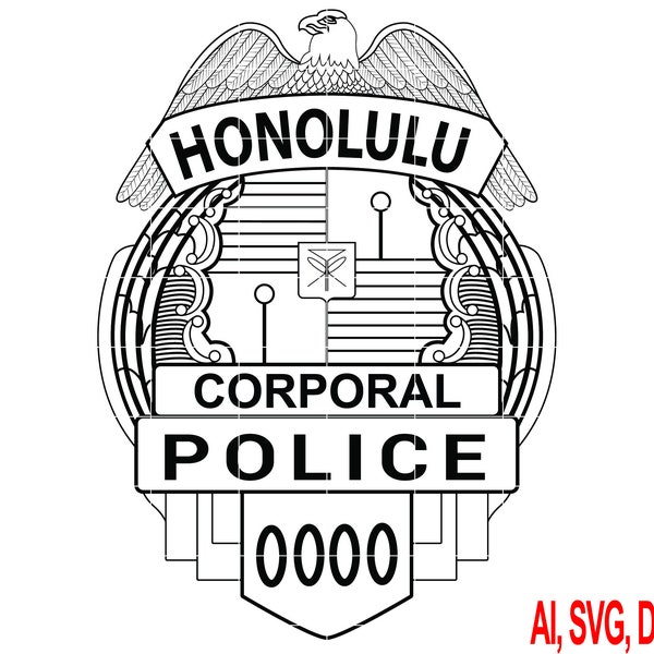 Honolulu Police - Etsy