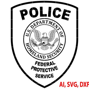 Custom Police Badge Homeland Security - Etsy