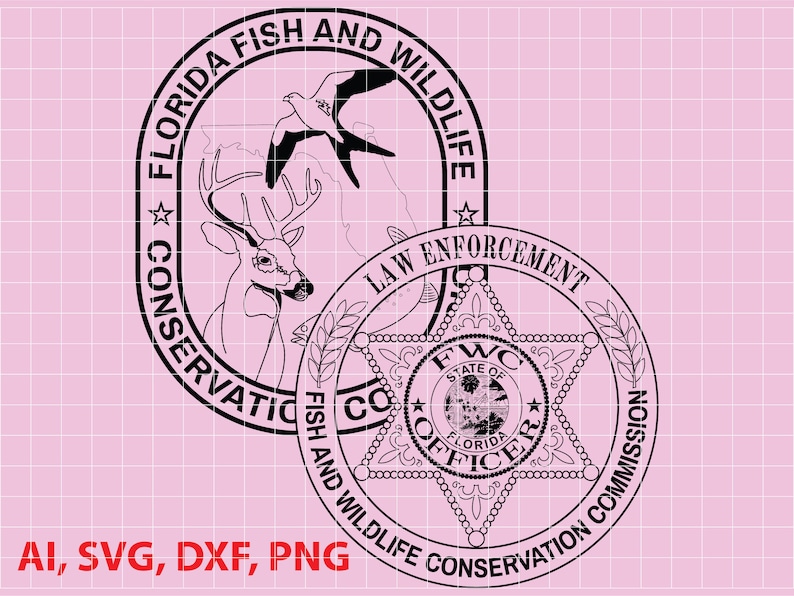 Florida Fish and Wildlife Conservation Commission FWC Officer Badge ...