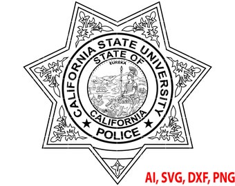 Michigan State Police Sergeant Badge, Logo, Custom, Seal, Ai, Vector ...