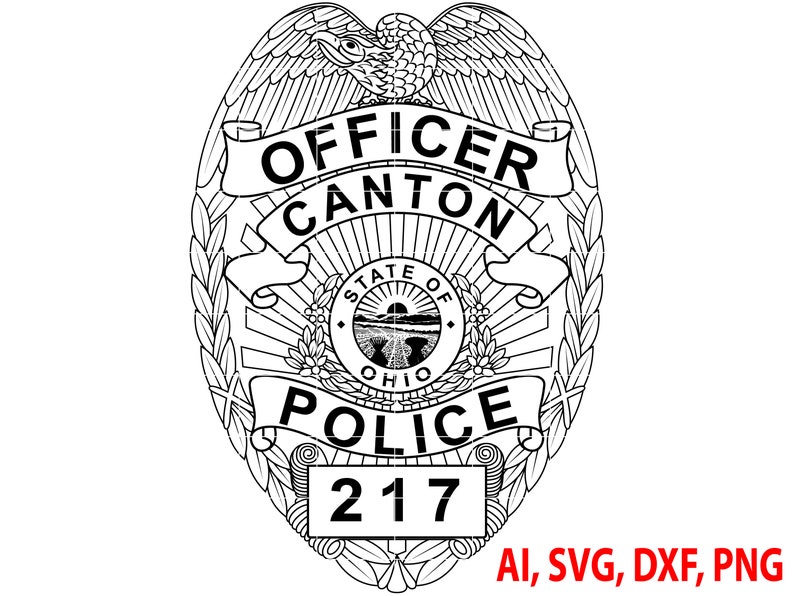 State of Ohio Police Officer Badge - Etsy