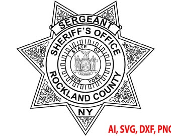 State of Louisiana Sheriff Badge Logo Seal Custom Ai - Etsy