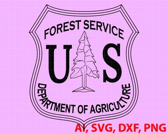 Forest Service Badge | Etsy