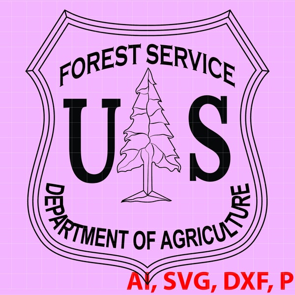 Forest Service Logo Svg - Etsy