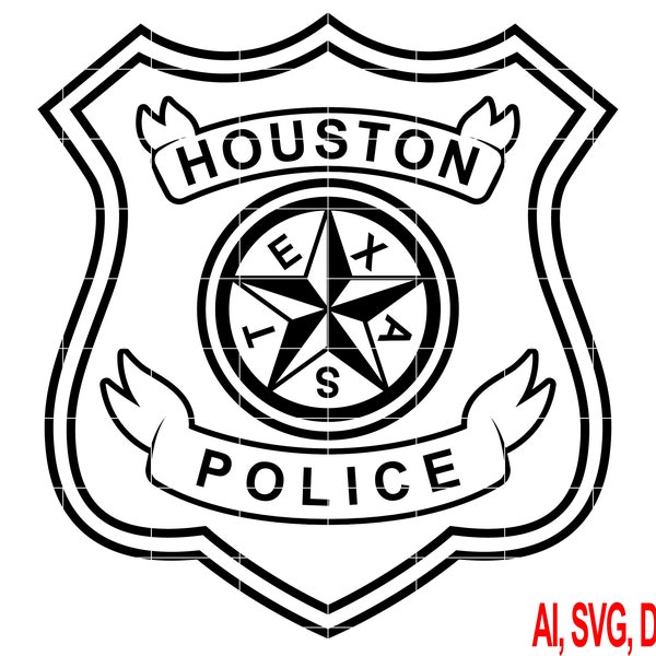 Houston Police - Etsy