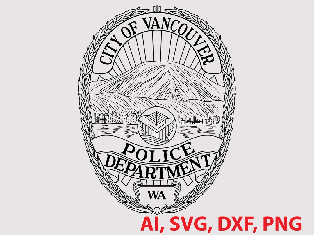 City of Vancouver Police Dept. Badge, Logo, Seal, Custom, Ai, Vector ...