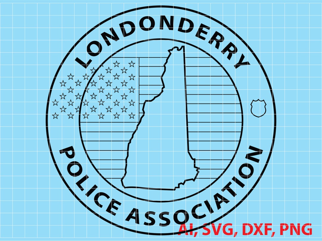 Londonderry Police Association Logo, Seal, Badge, Ai, Vector, SVG, DXF ...