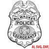 State of California Parole Agent Badge Custom, Ai, Vector, SVG, DXF ...