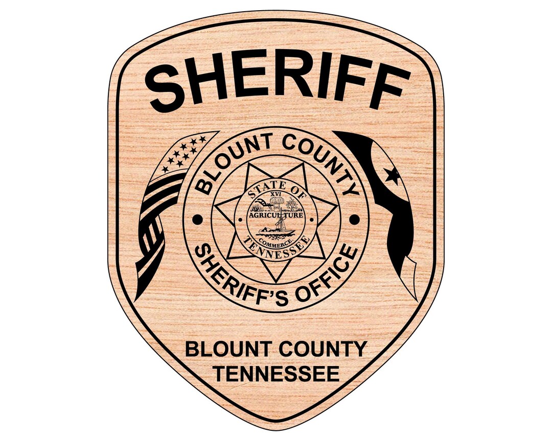 Blount County Sheriff Badge SVG | Vector Digital Download - Etsy