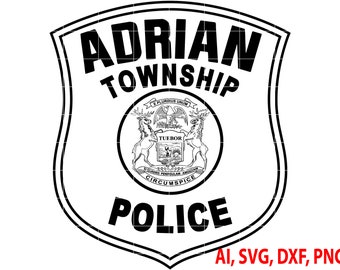 Adrian Police Badge - Etsy