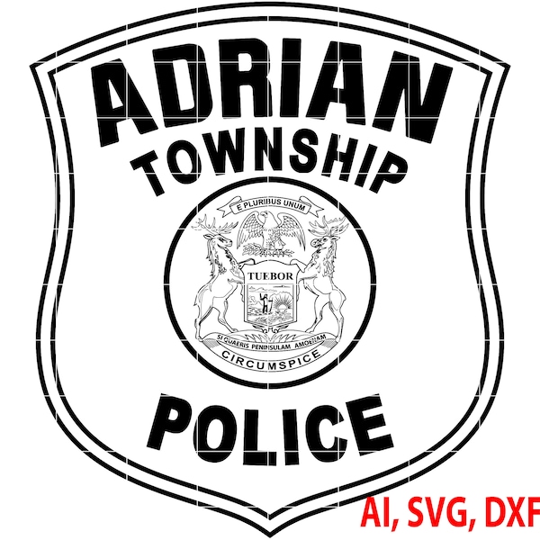 Michigan State Police Logo - Etsy