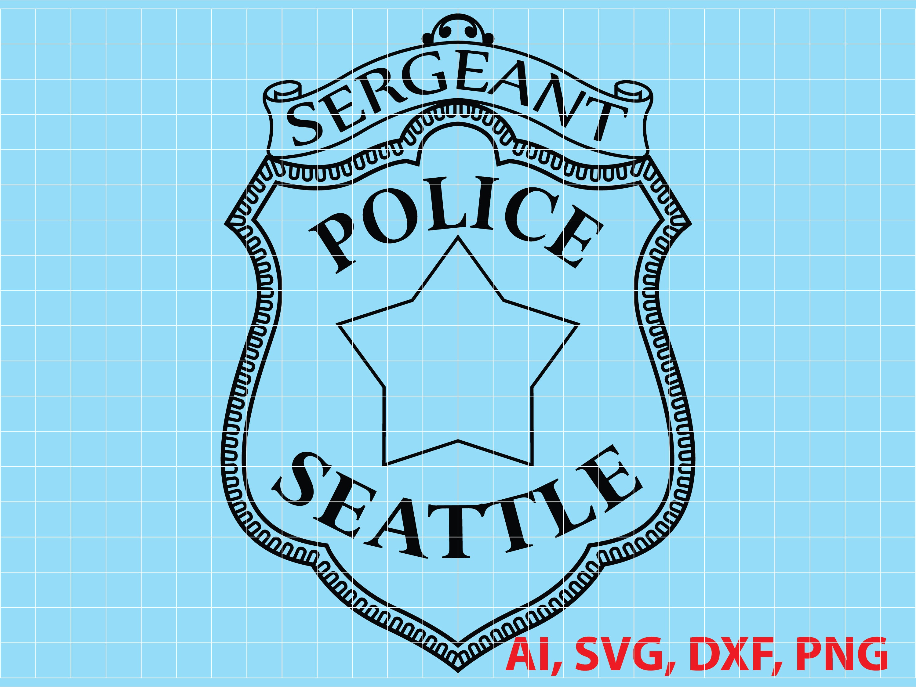Seattle Police Badge