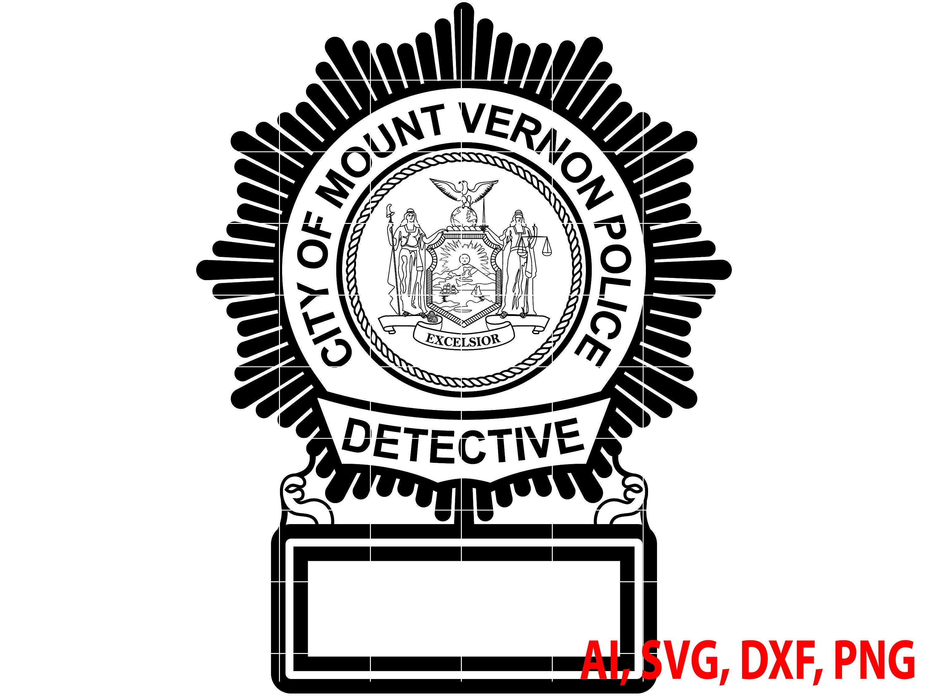 Placas De Policía Del Hospital De Nueva York