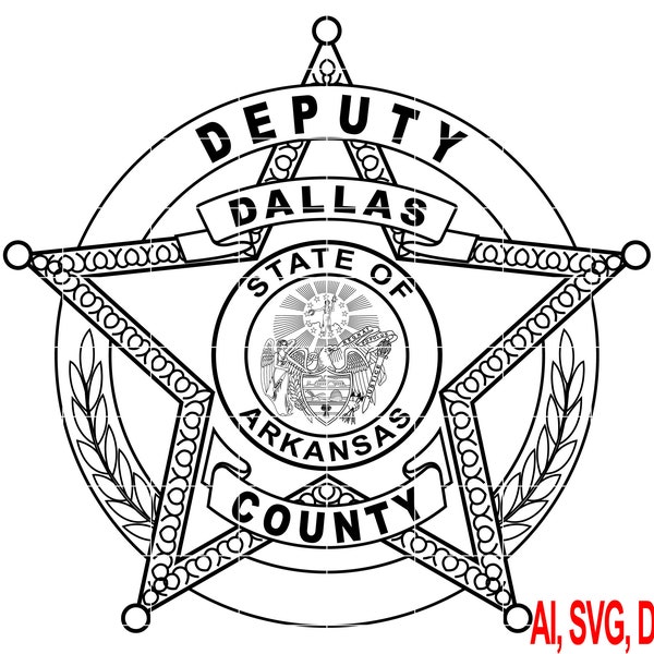 Dallas County Sheriff Badge - Etsy