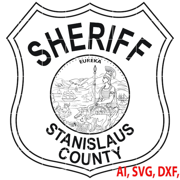 Custom Logo Sheriff Badge - Etsy