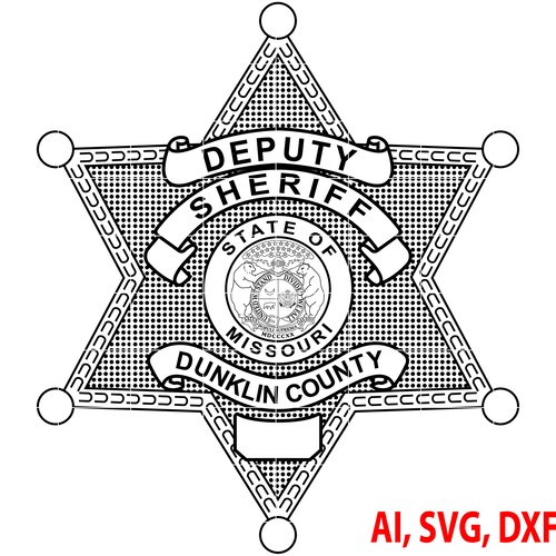Greene County Sheriff Badge Logo Seal Custom Ai Vector - Etsy