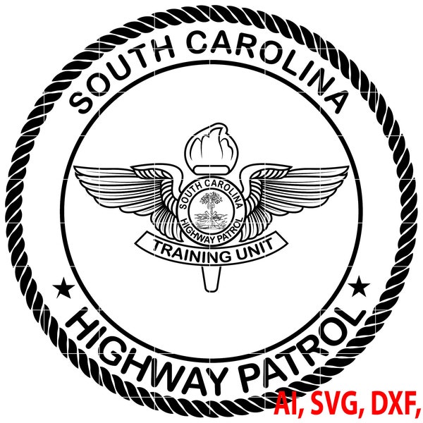 South Carolina Highway Patrol Svg - Etsy