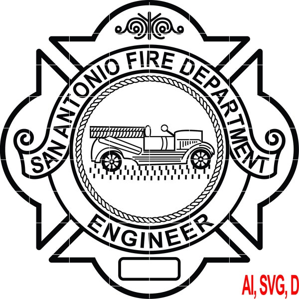 Fire Engineer Svg - Etsy