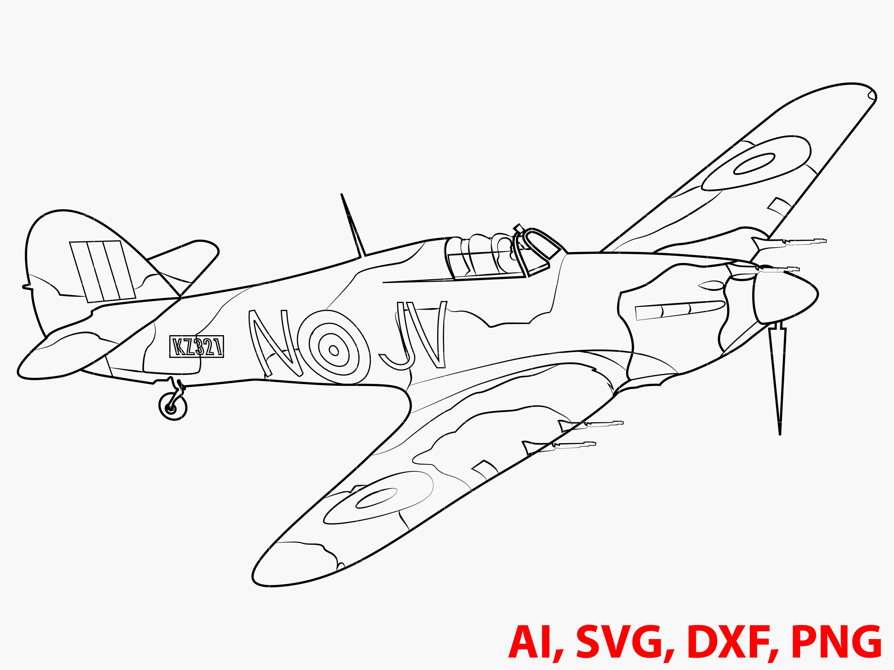 Biman Airplane Helicopter Custom Ai Vector SVG DXF PNG - Etsy