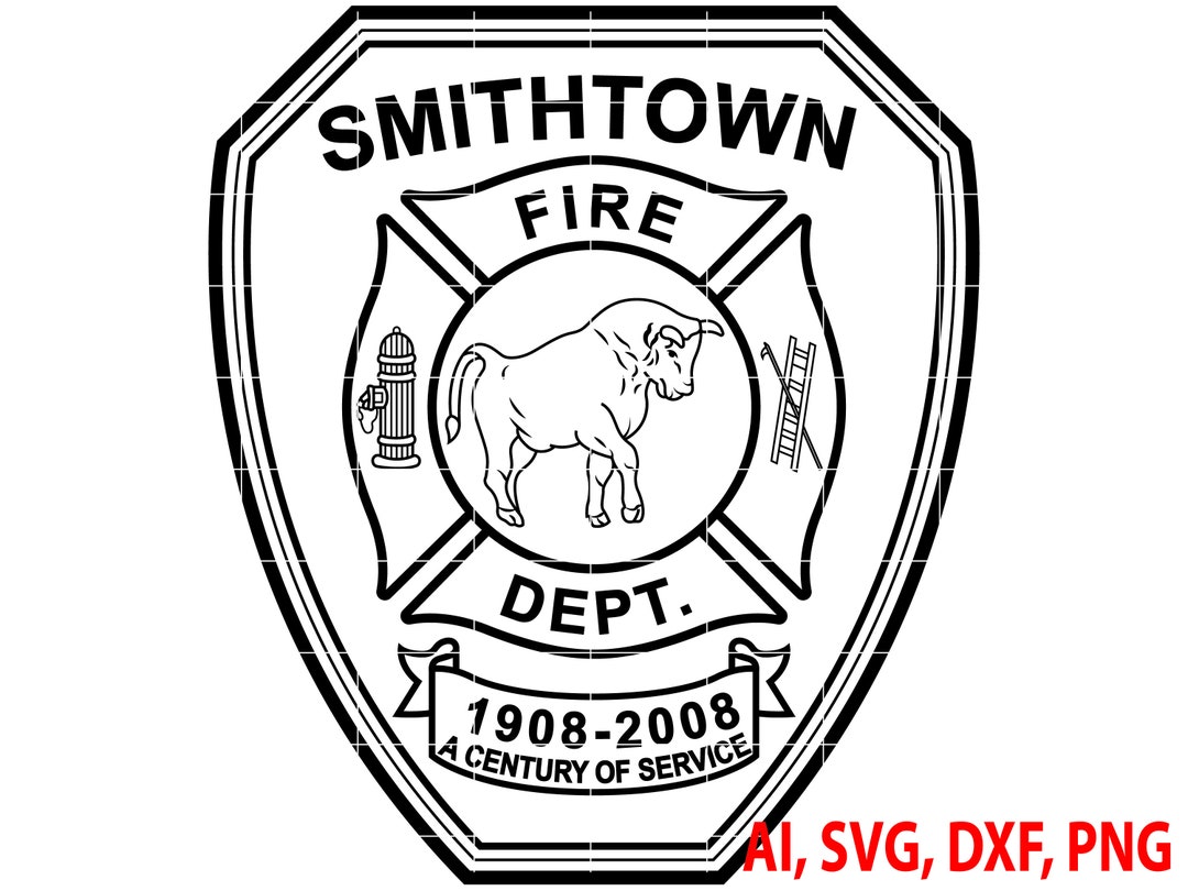 Smithtown Fire Department Badge, Logo, Seal, Custom, Ai, Vector, SVG ...