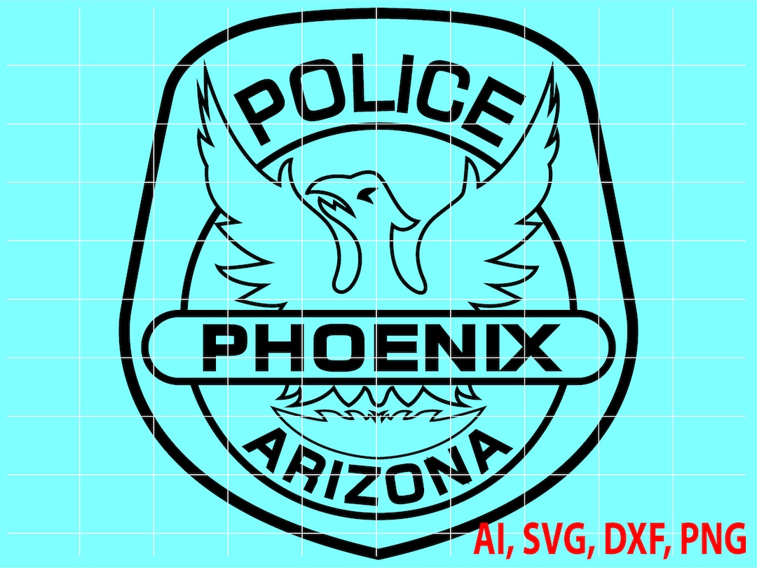 Police Badge, State of Arizona Phoenix Police Badge, Logo, Seal, Custom ...