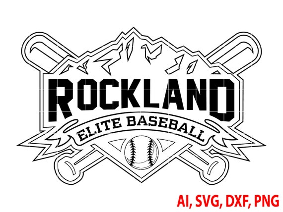 Rockland Logo Seal Custom Ai Vector SVG DXF PNG - Etsy