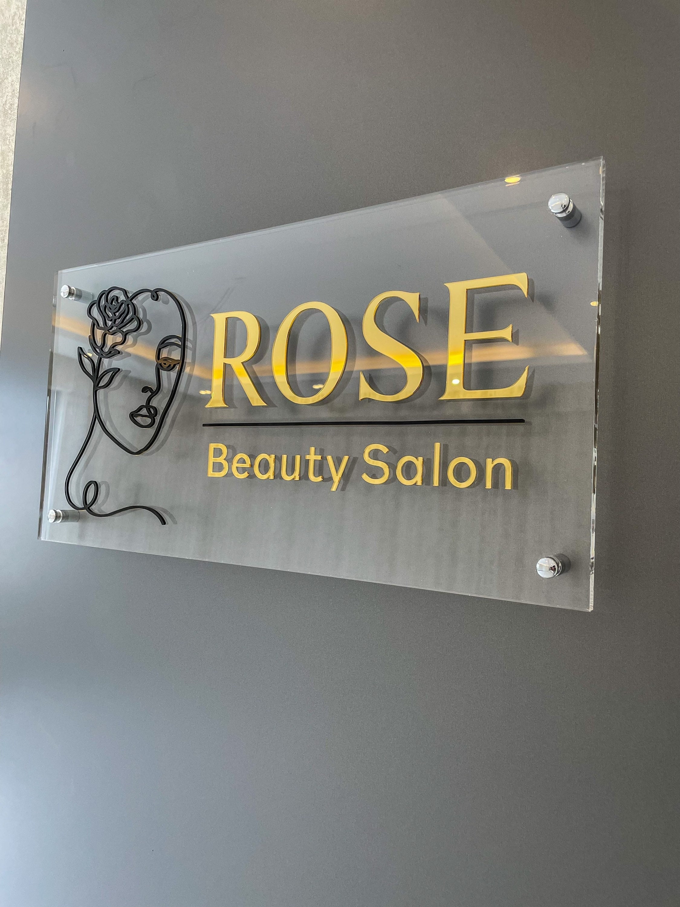 Business Sign, Personalized Acrylic Business Sign, Custom Acrylic Business Logo Sign, Custom ...