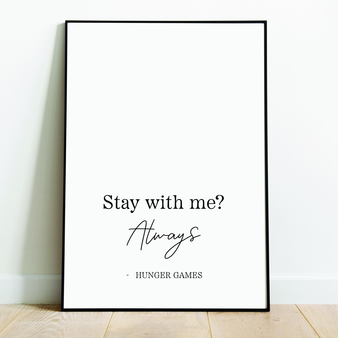 Stay With Me? Always, Hunger Games Series, Katniss, Booktok Merch ...